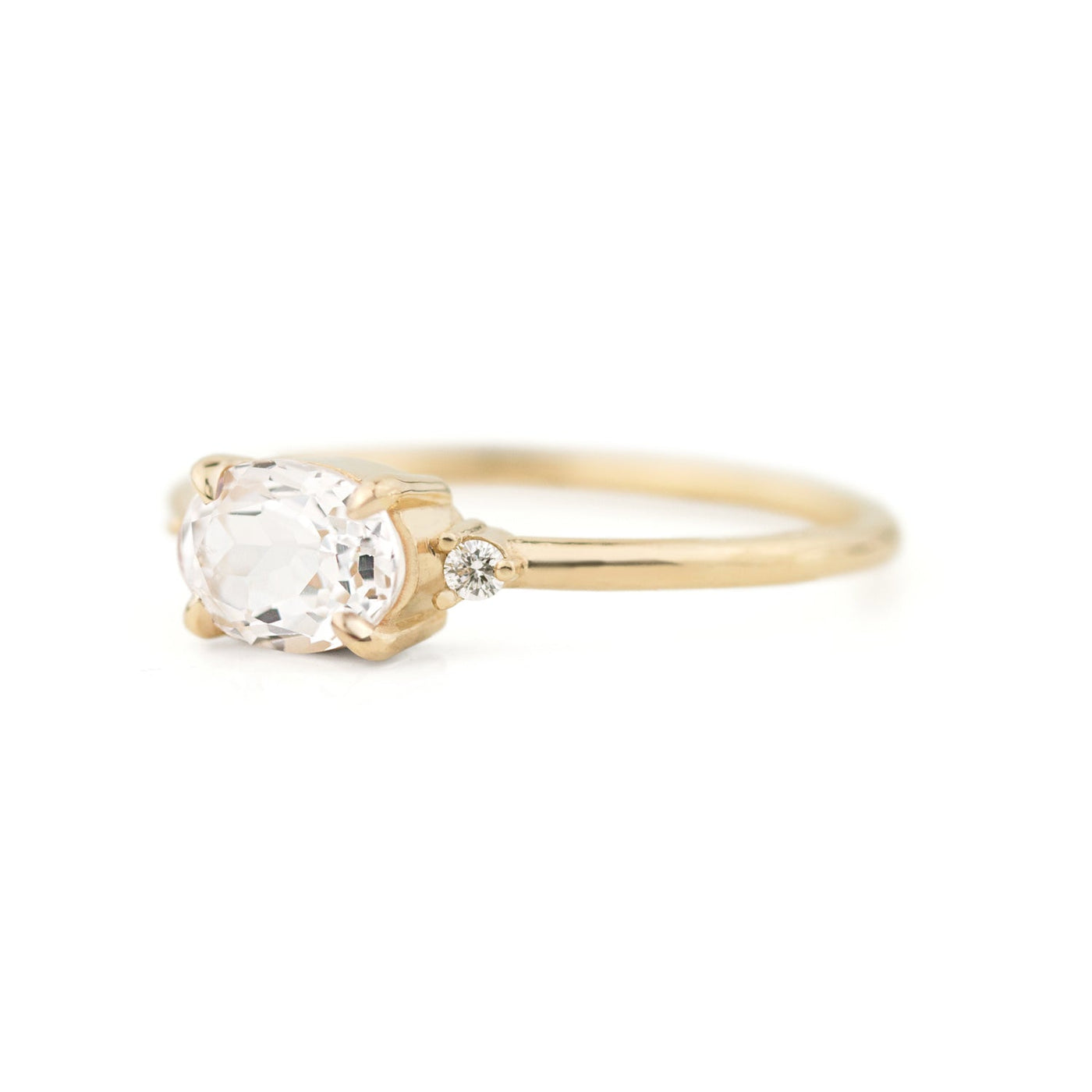 Jamie Park Jewelry- Ella 1ct East-West Oval Ring
