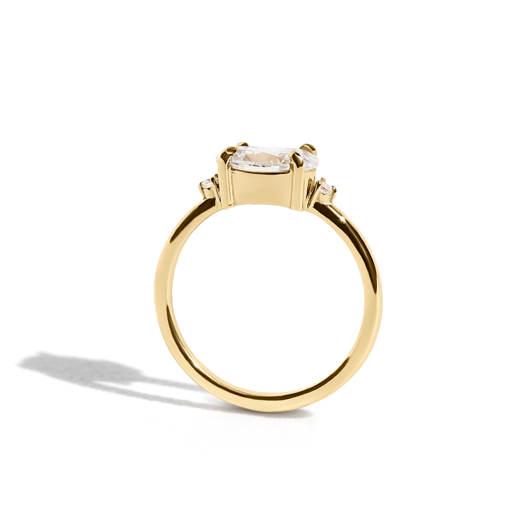 Jamie Park Jewelry- Ella 1ct East-West Oval Ring